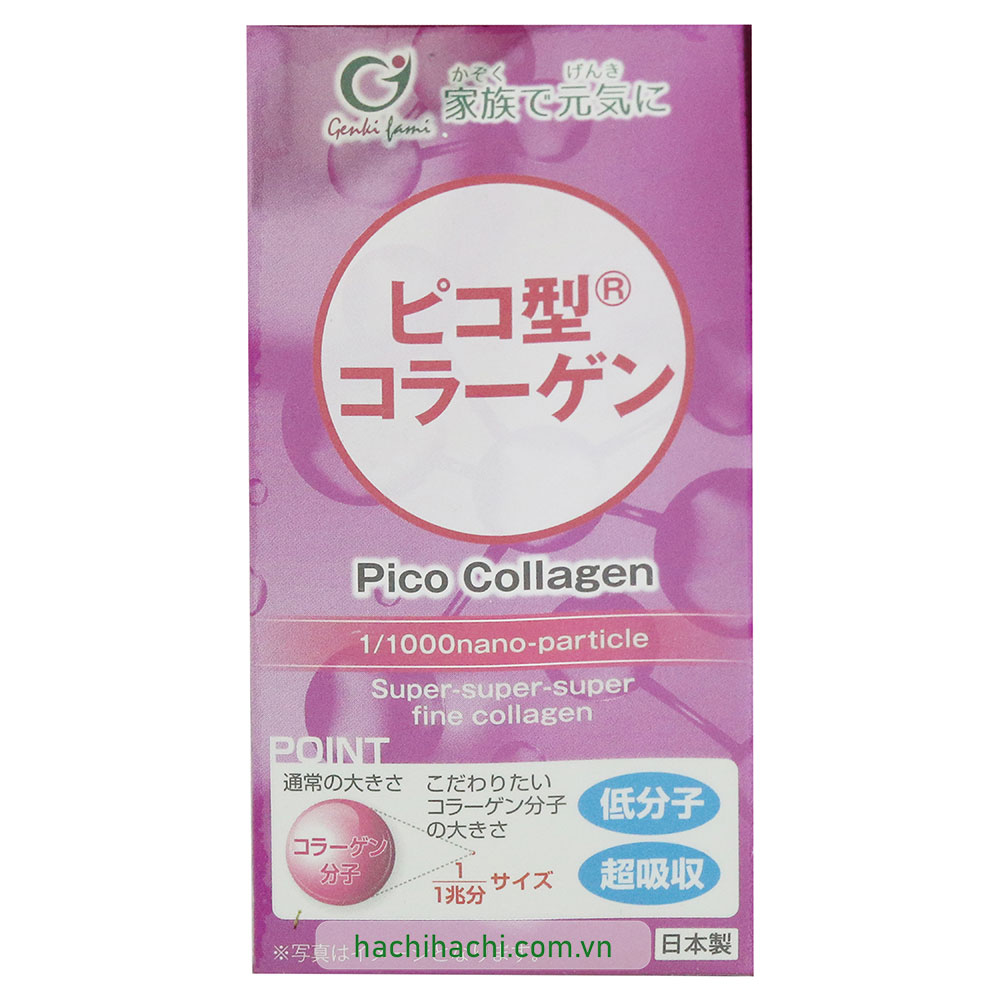 TPBVSK: Viên uống Pico Collagen 180 viên (Da săn chắc, tươi trẻ)