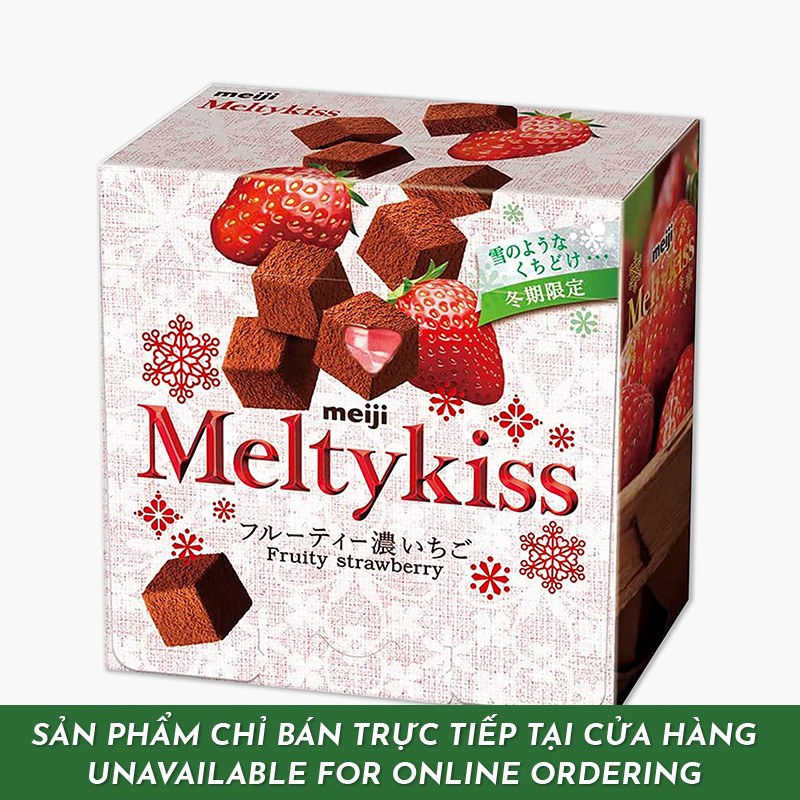 Socola Meltykiss Meiji Nhật Bản 52g (Dâu)
