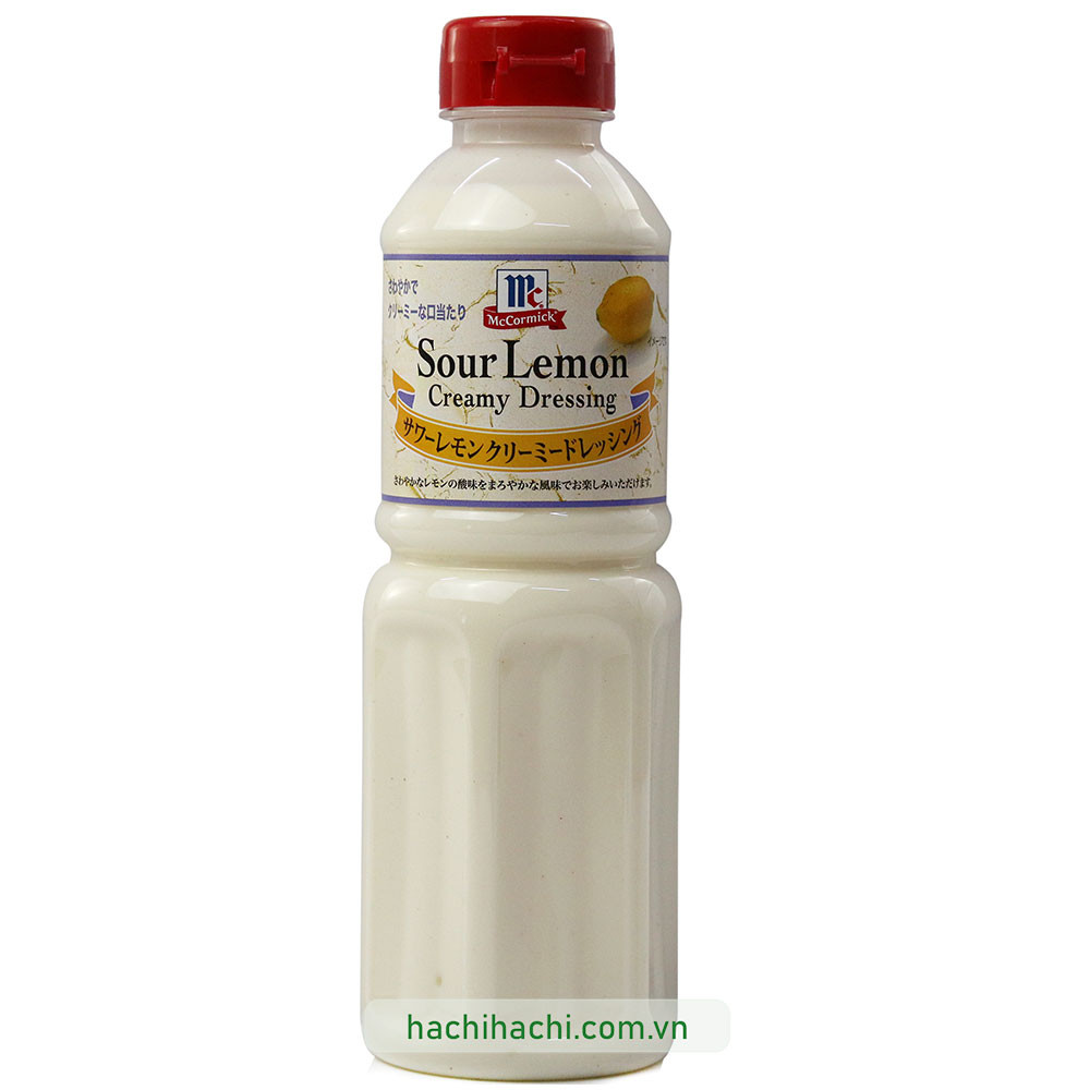 Sốt kem chanh Youki Dressing 480ml